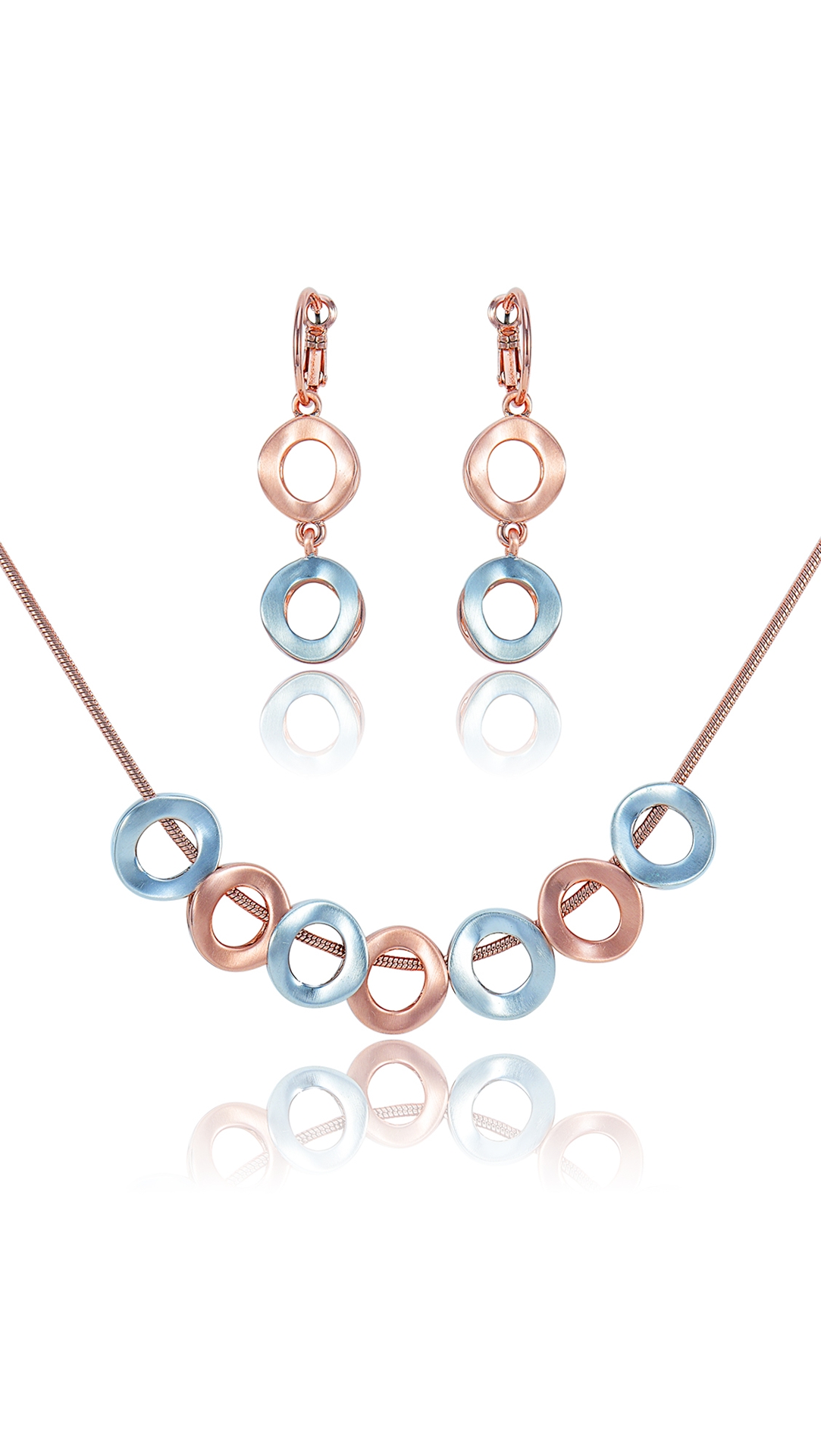 Superior Original Design Gold Plated 2 Pieces Jewelry Sets