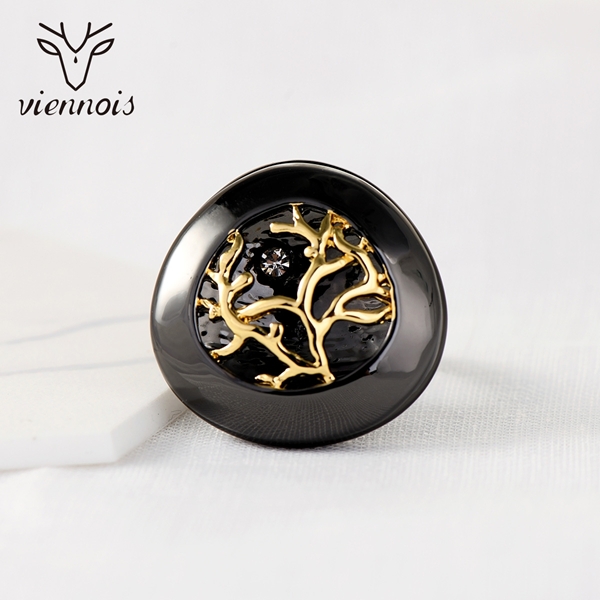 Nice Big Gold Plated Fashion Ring